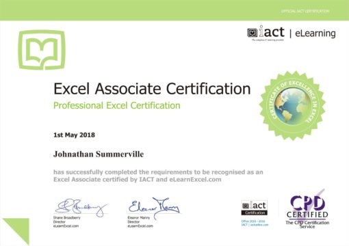 New Excel Master - eLearnExcel