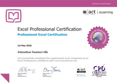 New Excel Master - eLearnExcel
